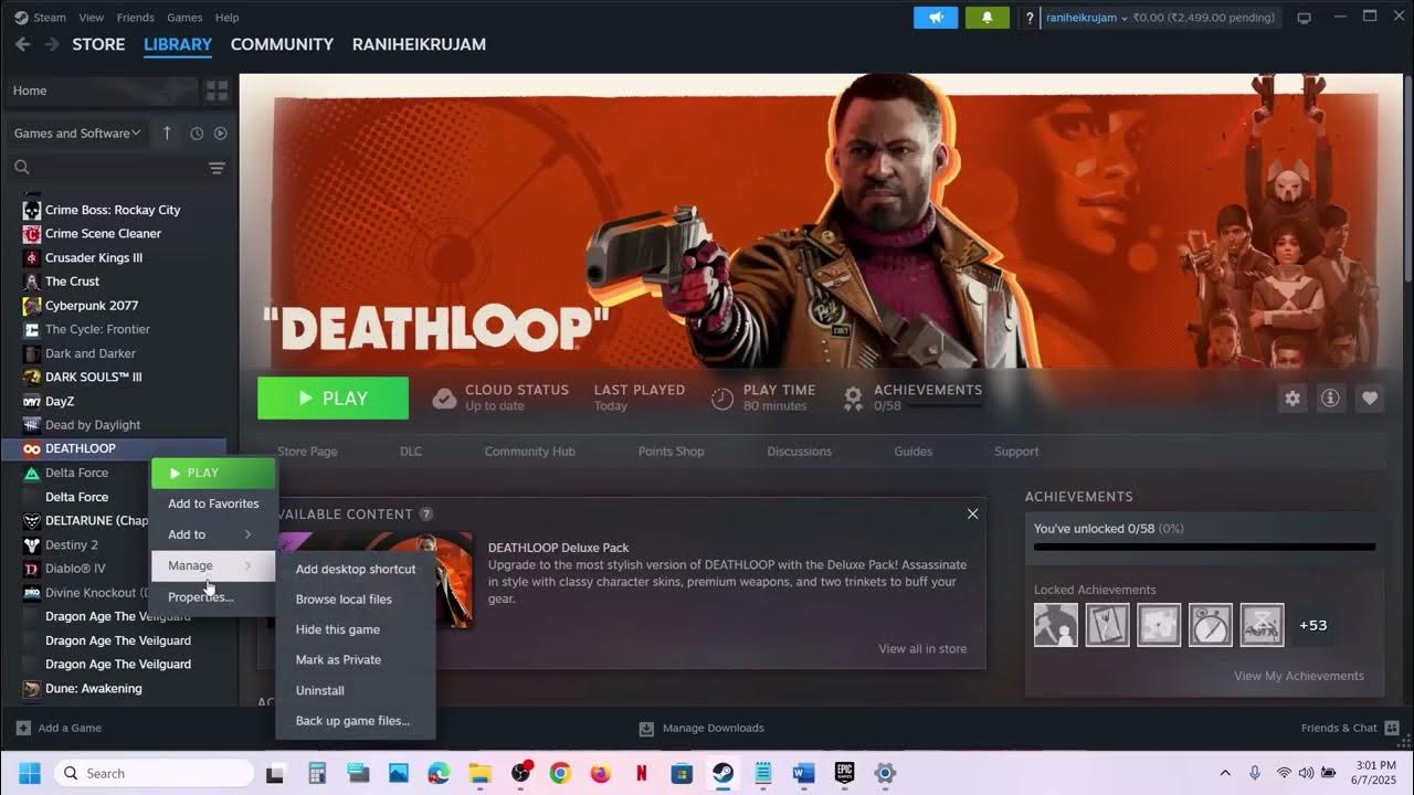 Fix DEATHLOOP Black Screen Issue On PC - YouTube