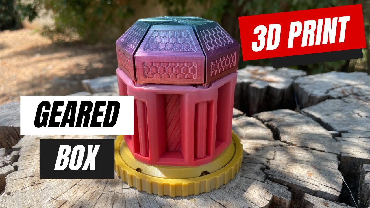 Mastering the Mechanics: 3D Printed Geared Box Unveiled! - YouTube