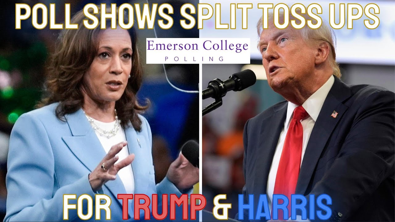 New poll Shows Trump and Harris splitting toss up states in an ...