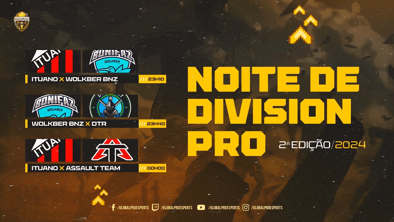DIVISION PRO - Ituano X Wolkber BNZ | Wolkber X DTR | Ituano X Assault Team | Caster: Wolfz ...