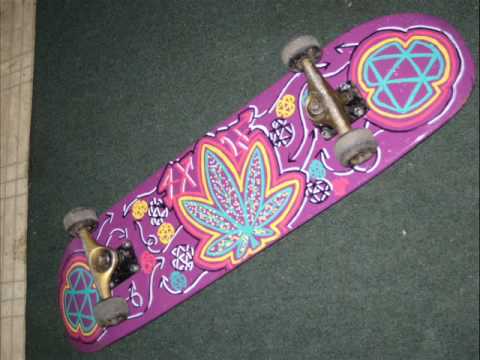 Alex Partington Decks he designed himself : called axle skateboards ...