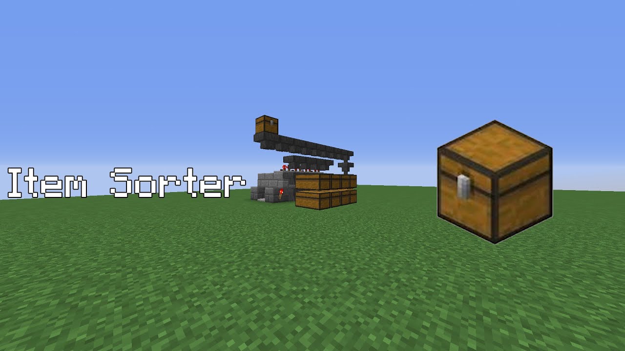 How to make a Item Sorter on Hypixel SkyBlock - YouTube
