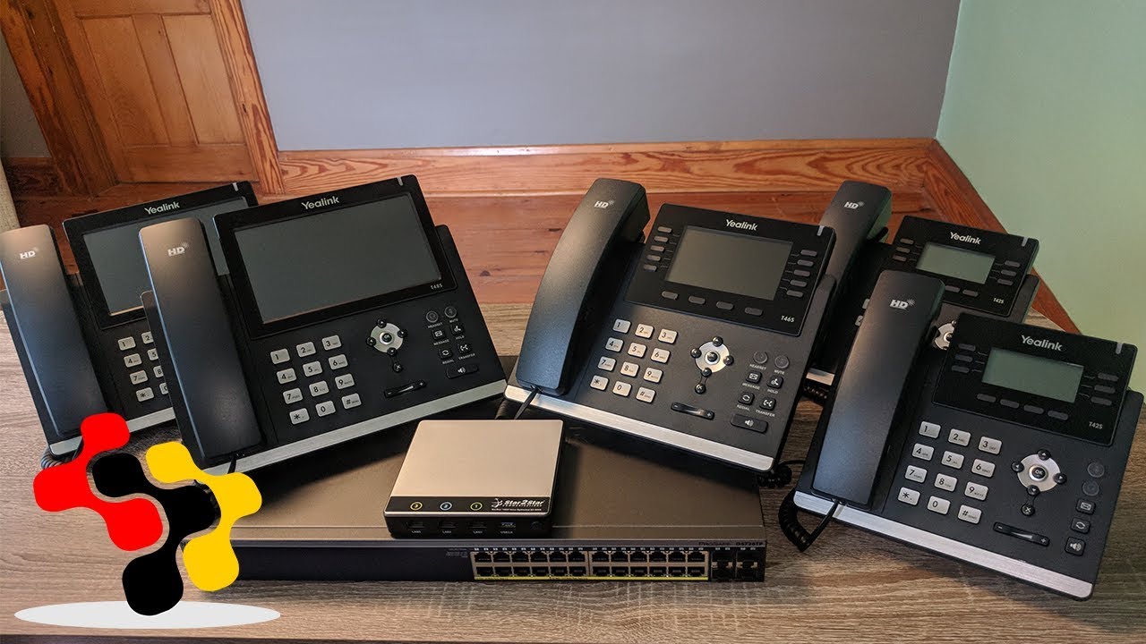 Unboxing new phone system - YouTube