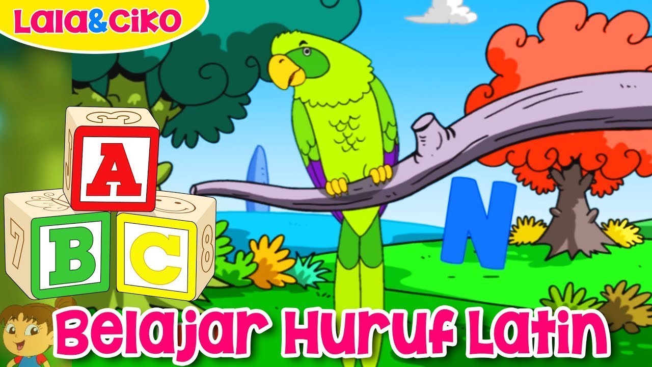 Belajar Mengenal Huruf Latin Part 4 | Lala dan Ciko | Kartun Anak Channel - YouTube