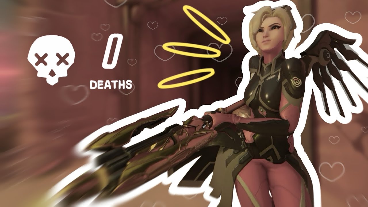 NEW mercy skin ! (and an easy game) - GM mercy gameplay (0 deaths ...