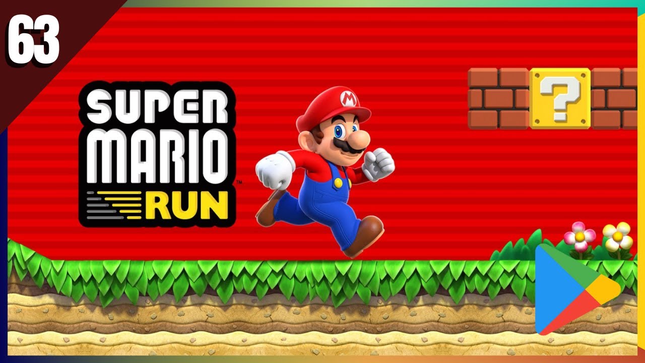 63# JOGO PLAY STORE: SUPER MARIO RUN (GAMES MOBILE) - YouTube