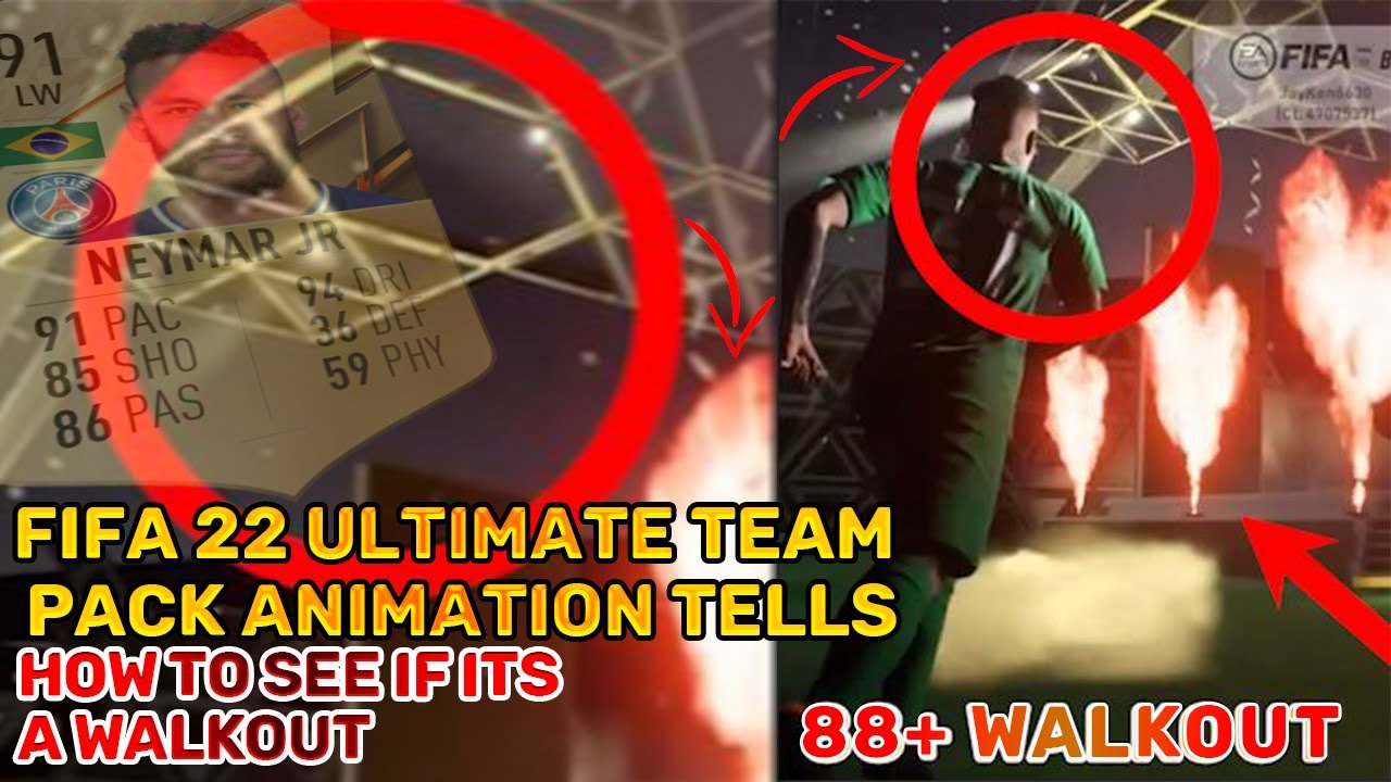*HOW TO KNOW IF ITS A WALKOUT* FIFA 22 ULTIMATE TEAM PACK ANIMATION ALL ...