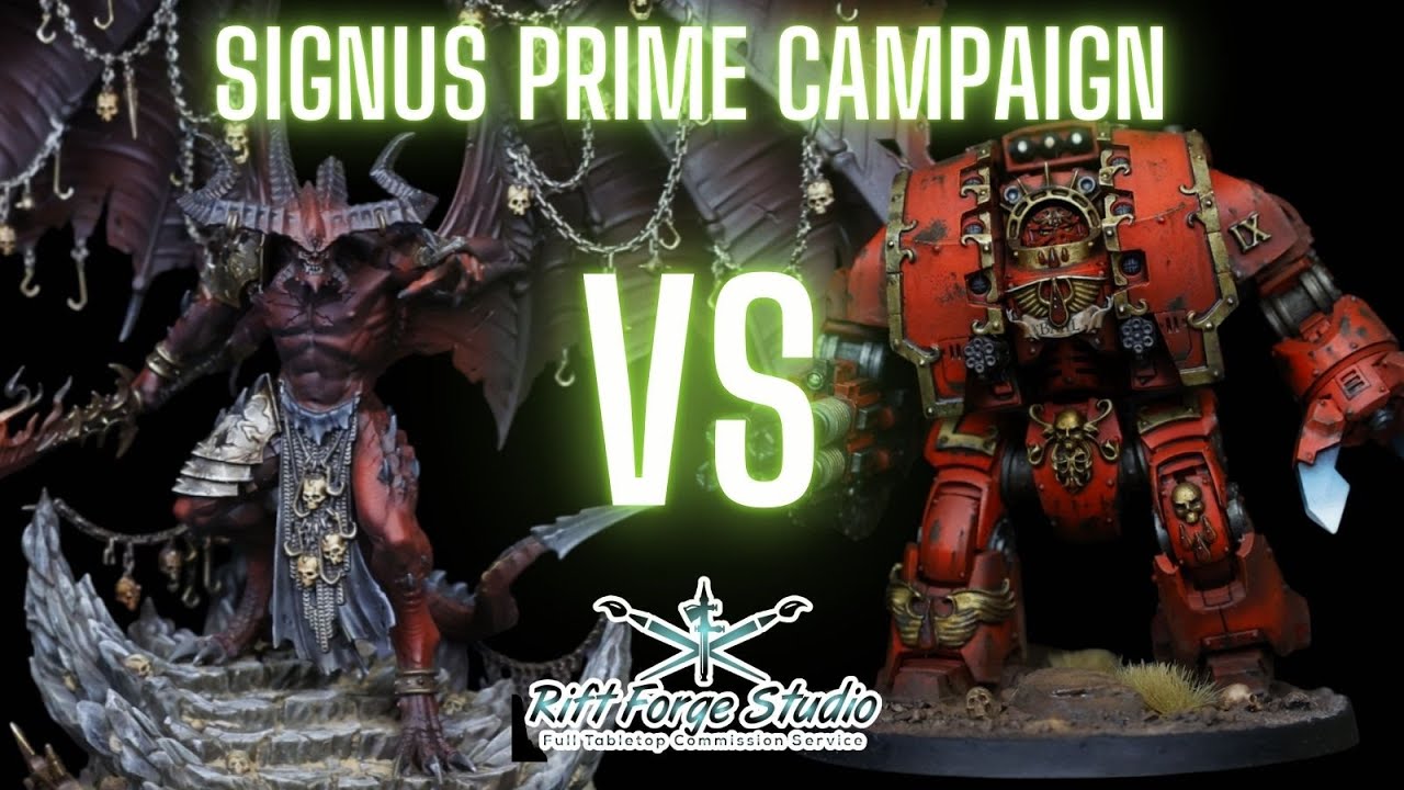Blood Angels vs Daemons - Signus Prime campaign for Warhammer Horus ...