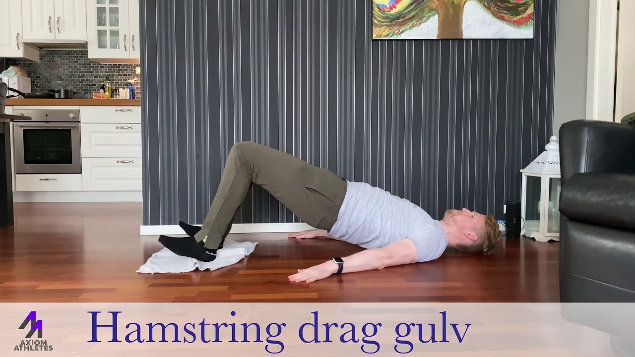 Hamstring drag gulv - YouTube
