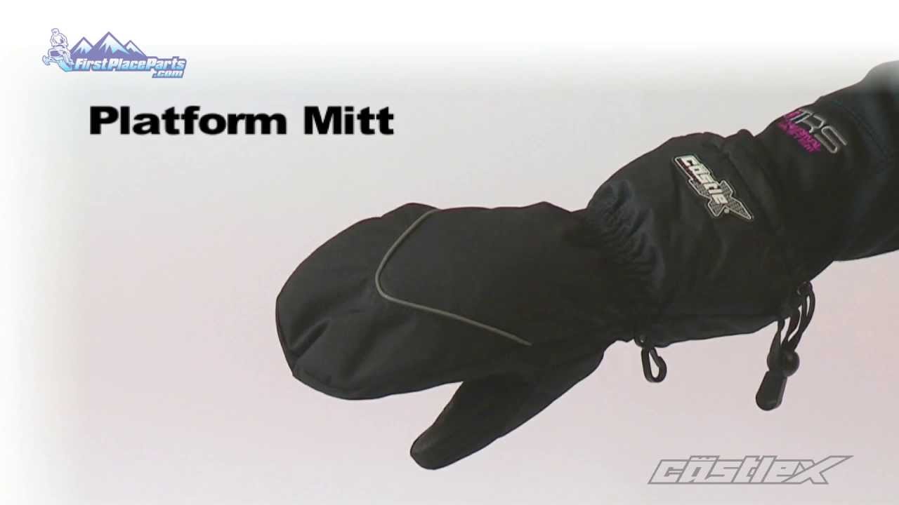 Castle X Platform Snowmobile Mitts - YouTube