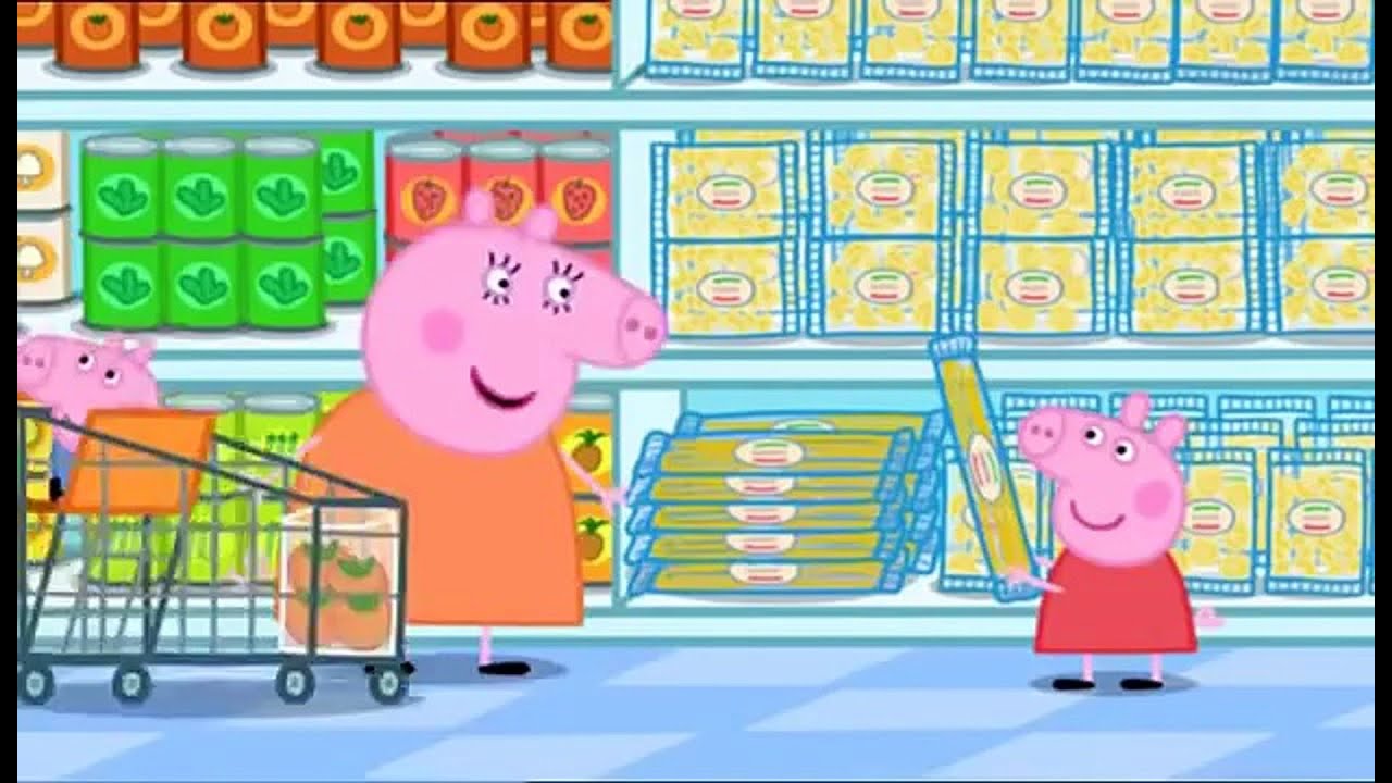 Peppa Pig Let's go shopping - StoryTime - YouTube