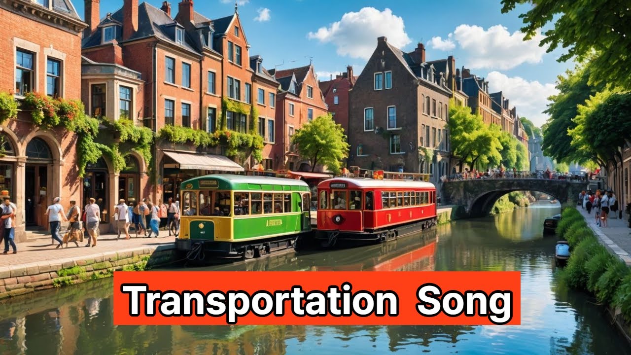 Let's go Ride ! Transportation song for kids - YouTube