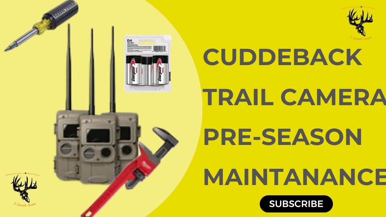 Cuddeback Pre-season Trail Camera Maintenance - YouTube