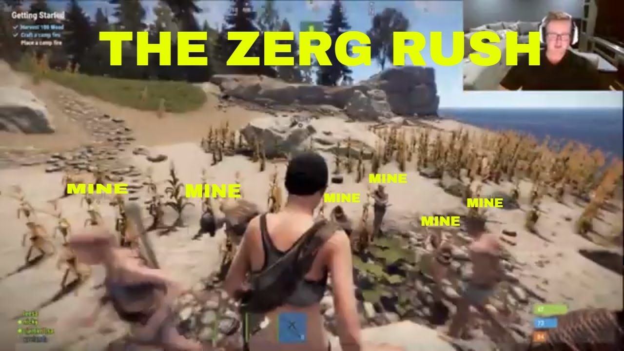 Rust PVP ZERG RUSH - YouTube