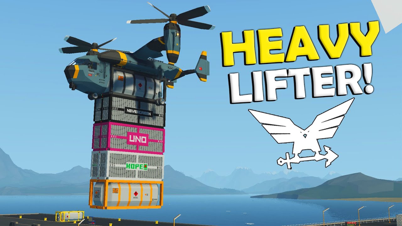 Awesome VTOL Container Delivery! - Stormworks Gameplay - YouTube