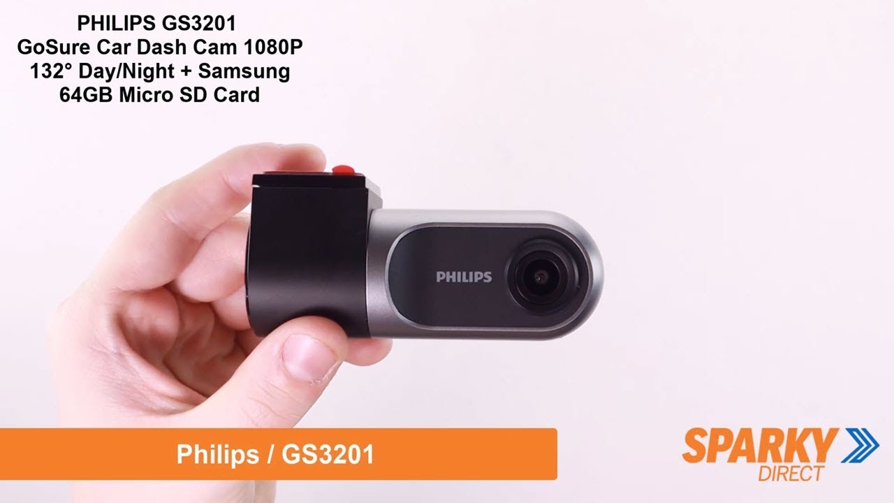PHILIPS GS3201 | GoSure Car Dash Cam 1080P 132° Day/Night + Samsung ...