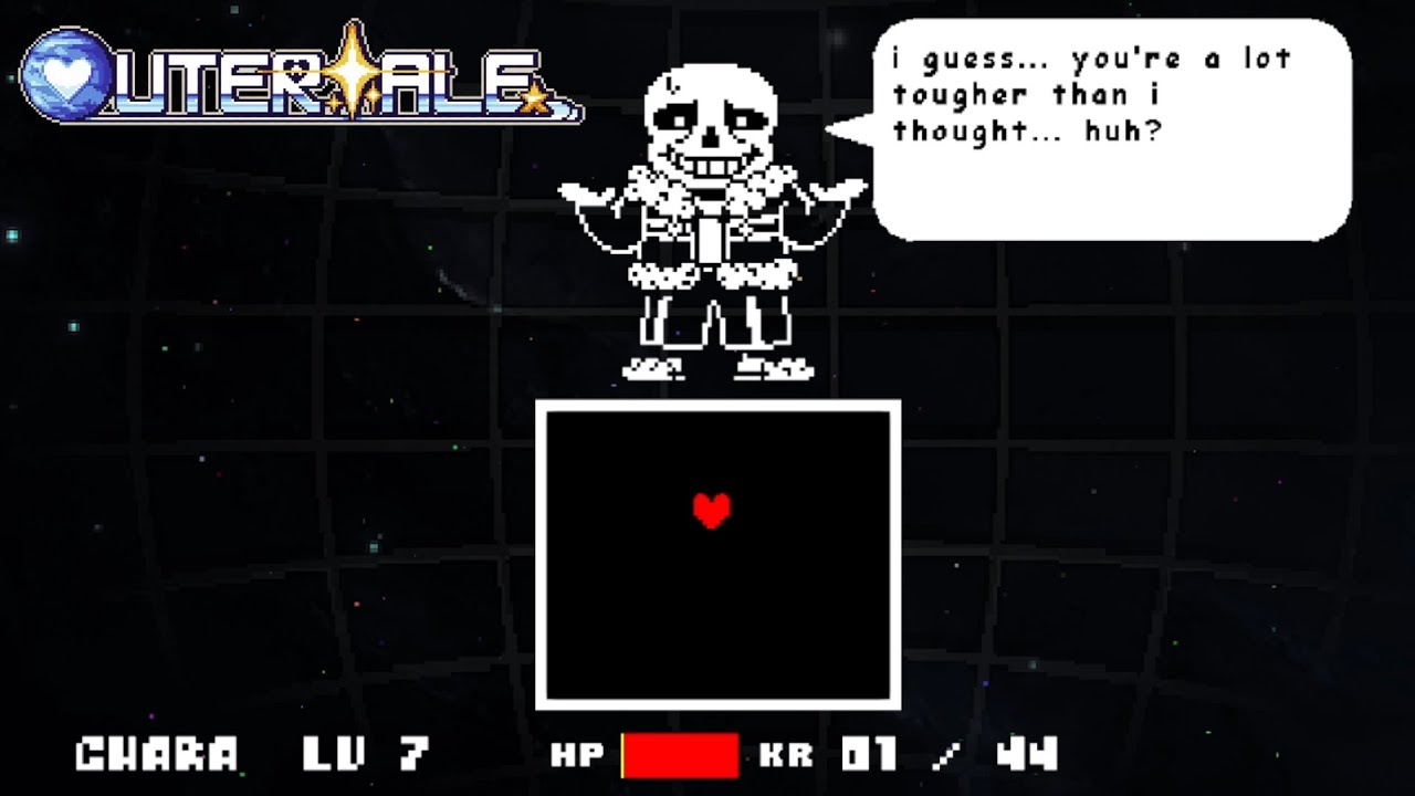 PS!Outertale SANS FAN FIGHT - YouTube