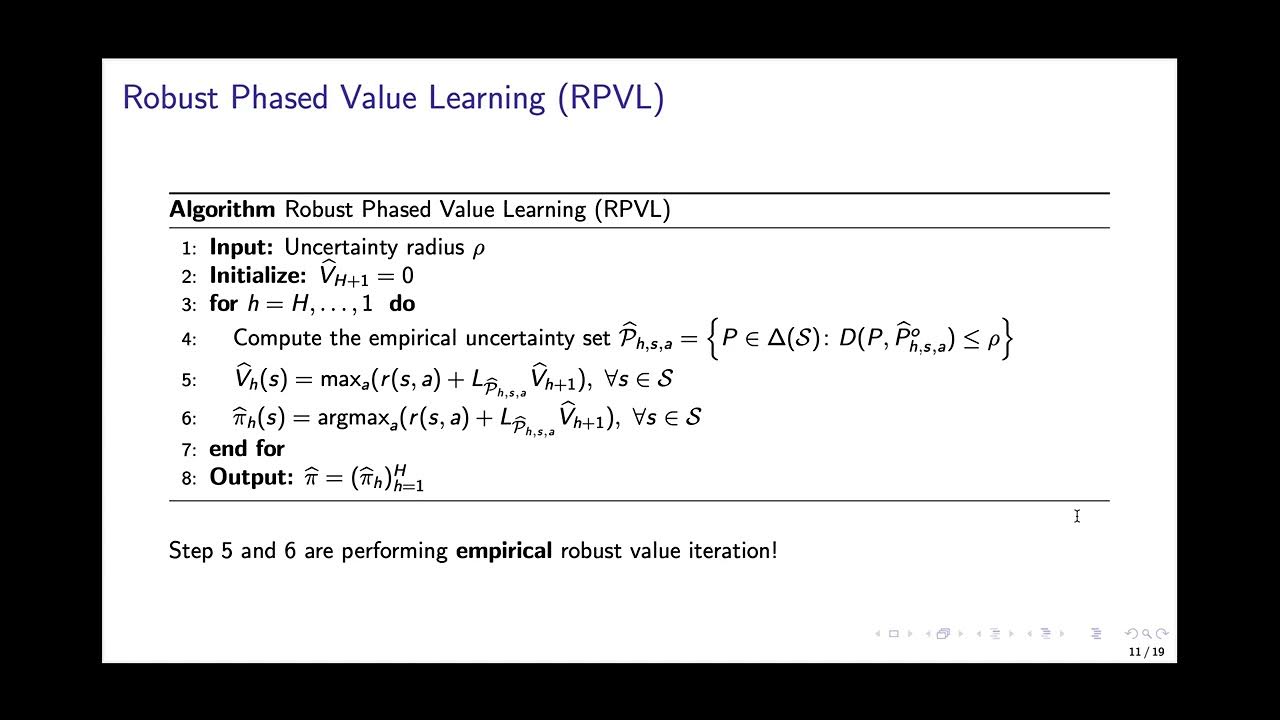 Improved Sample Complexity Bounds for Distributionally Robust Reinforcement Learning - YouTube