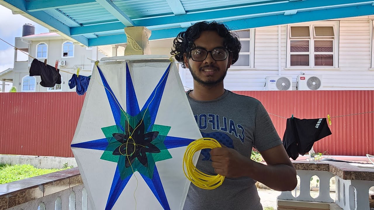 How to Setup Your Kite Tail | Kite Flying Guyana - YouTube
