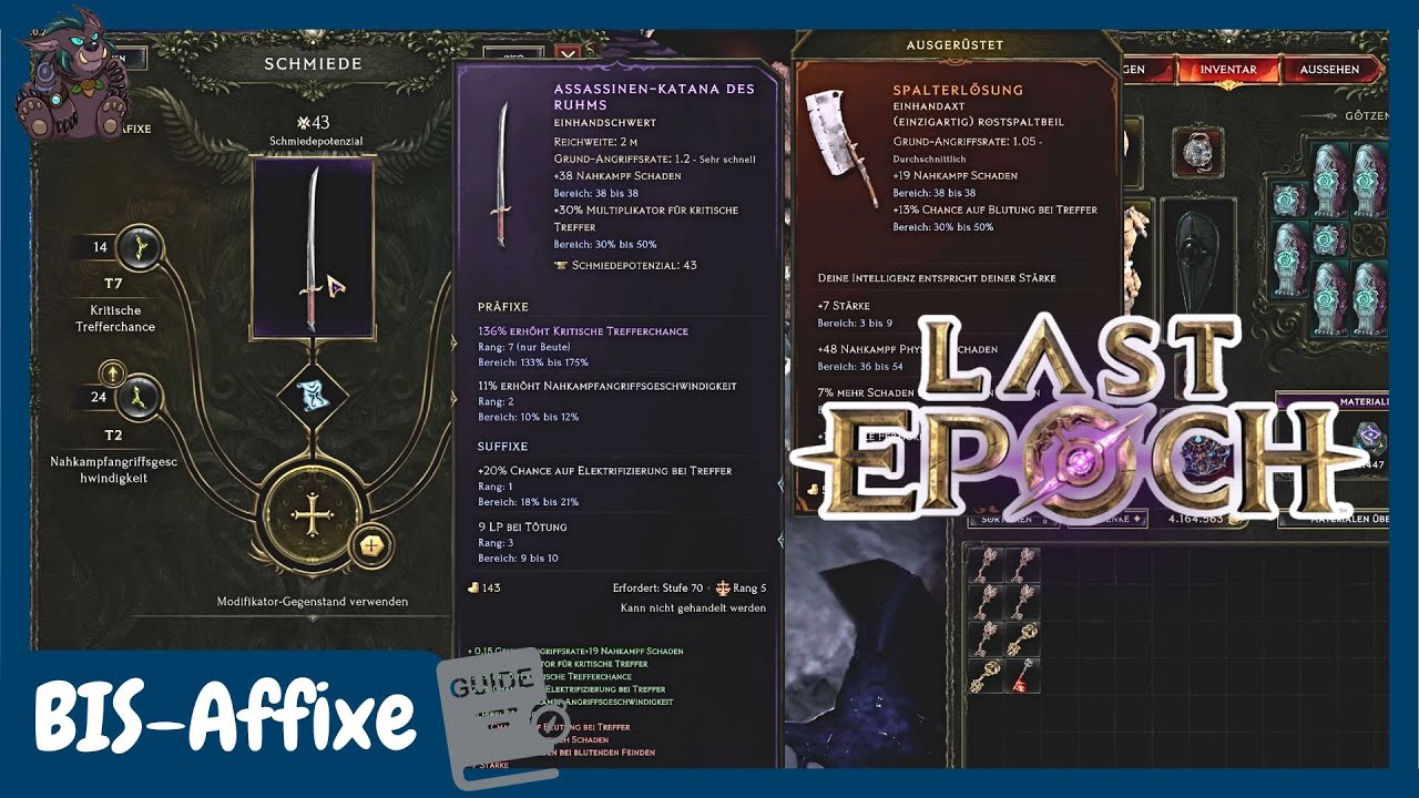 Die besten Affixe in Last Epoch | Tipps und Tricks für optimale Items ...