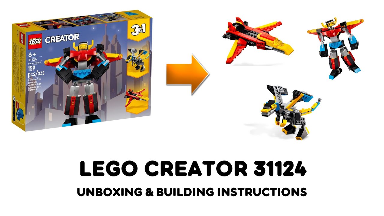 Lego creator 31124 Unboxing and Building instructions - YouTube