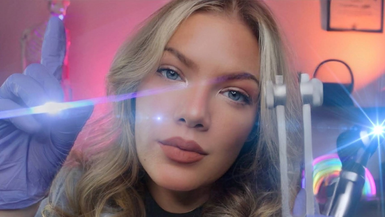 ASMR Medical Ear Exam, Otoscope Ear Inspection, Ear Cleaning, Binaural ...