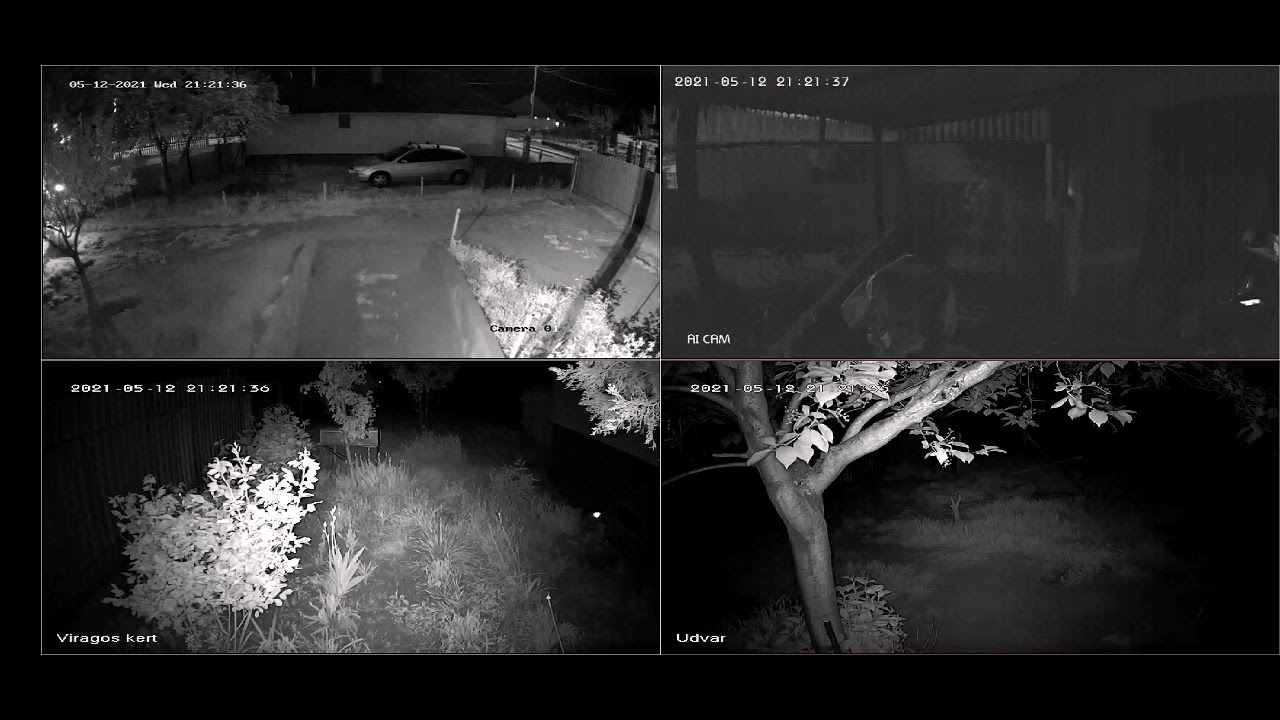 Camera night vision problem - YouTube