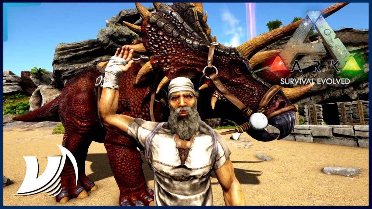 HOW TO TAME YOUR FIRST TRIKE | Ark: Survival Evolved - YouTube