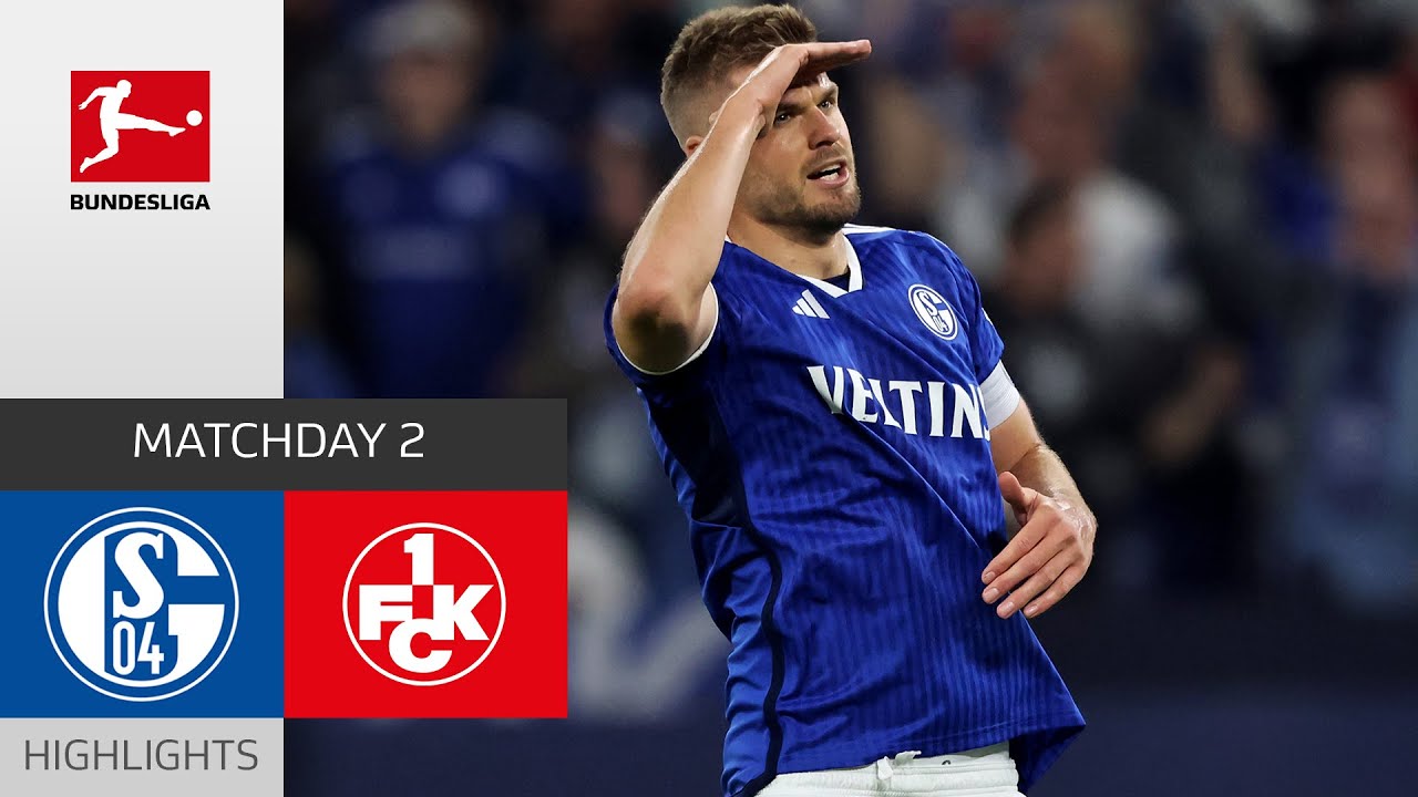 Strong Schalke with 3 Goals! | FC Schalke 04 - 1. FC Kaiserslautern 3-0 ...