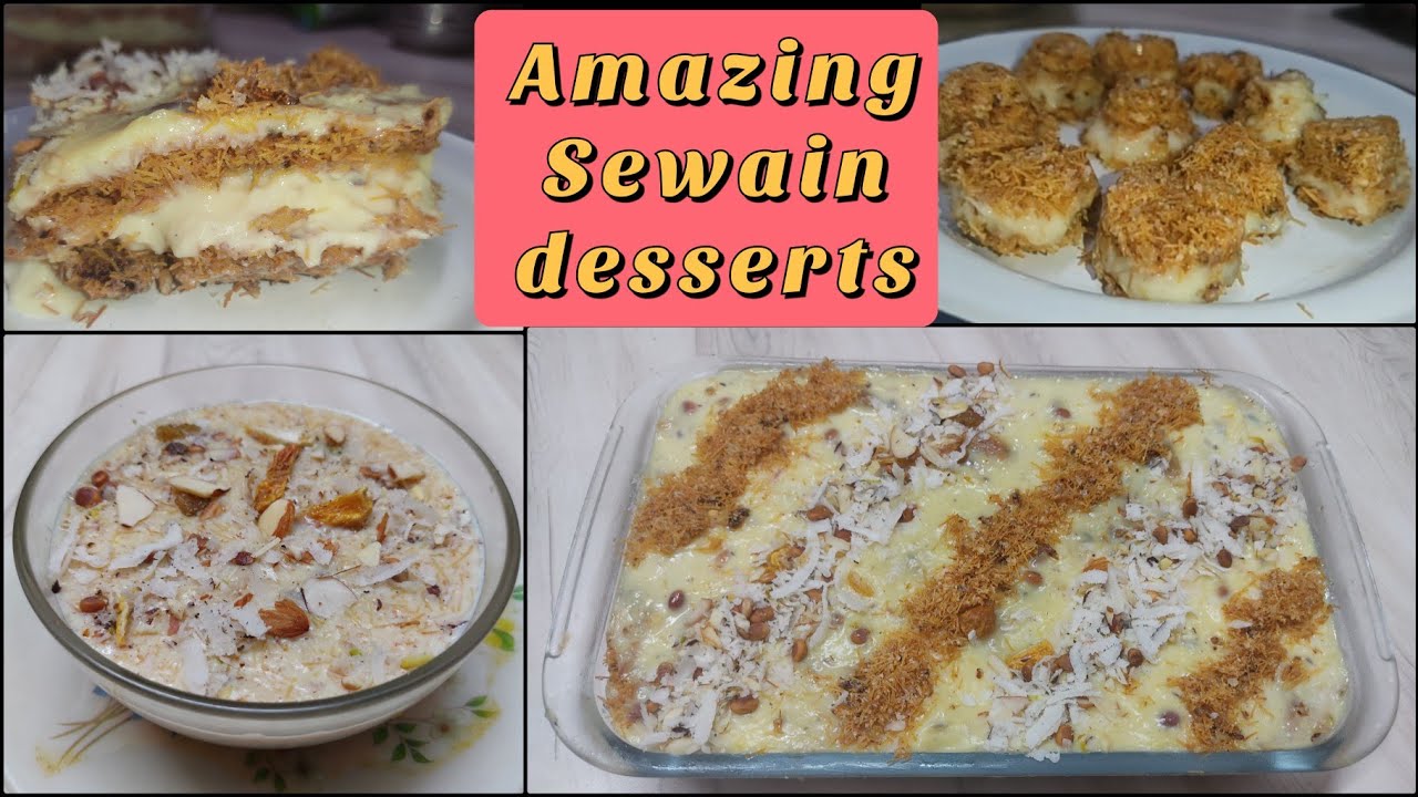 Nawabi sewain| instant sewain kheer| Sewain bites| Vermicelli dessert ...