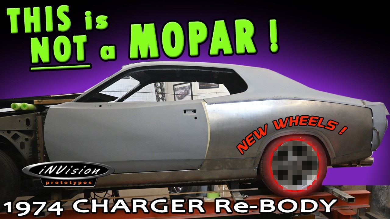 Custom Shaping Hand Made Quarter Panels - Pt.2 AWD 1974 Charger ...