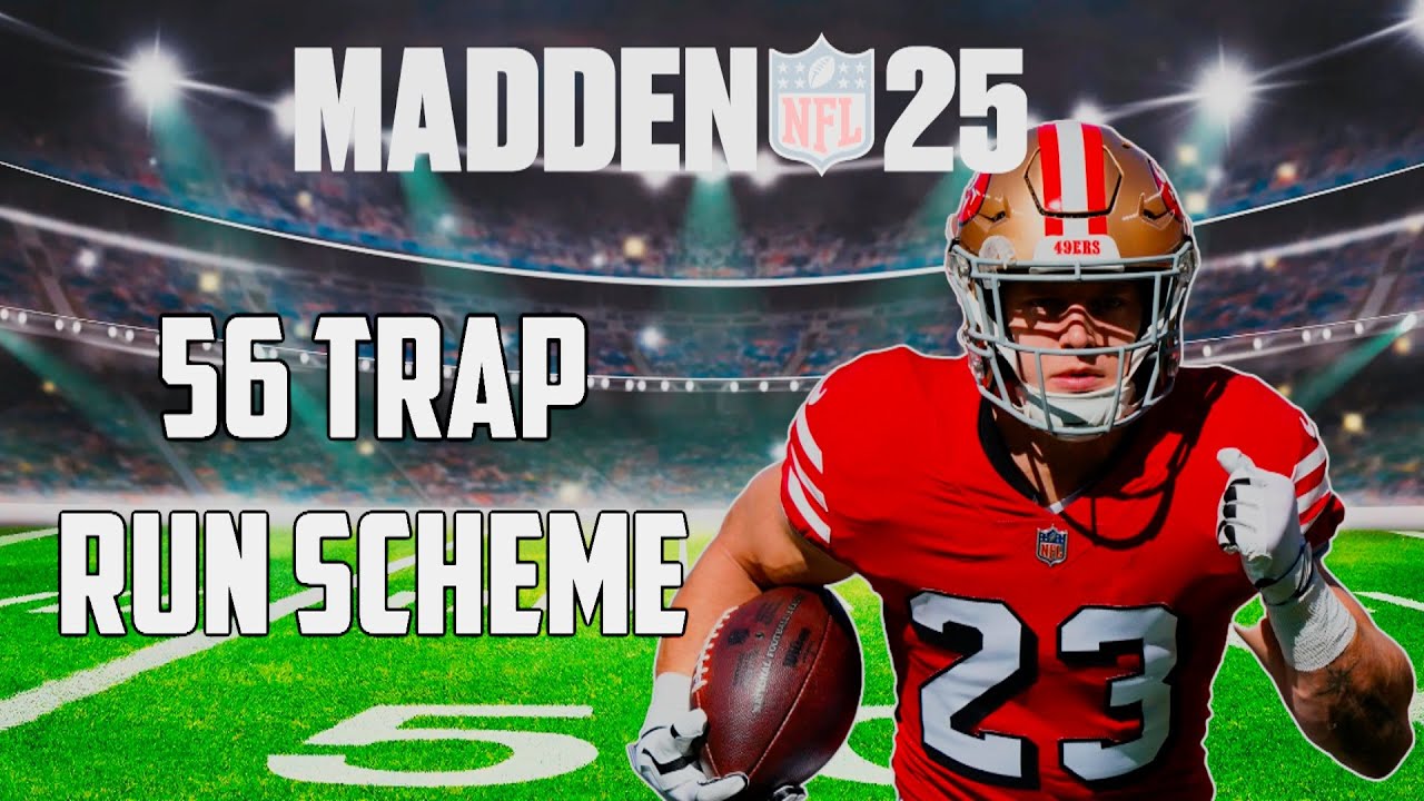 MADDEN 25 BEST RUN PLAYS TO DOMINATE THE RUN GAME PART 1 - 🔥56 TRAP🔥 ...
