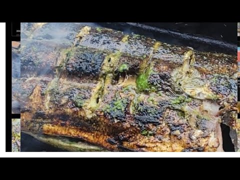 Cameroon style grilled fish 🐟/ Roasted fish / Burning fish - YouTube