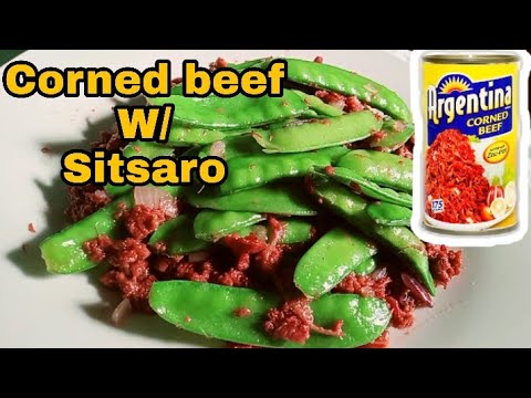Corned beef with Sitsaro| Simple Ulam |lutong bahay - YouTube