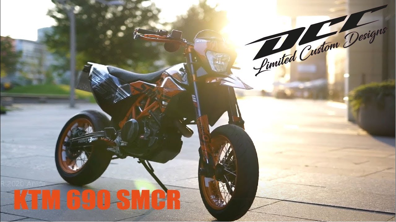 KTM 690 SMCR Full Custom Chrome Design - YouTube