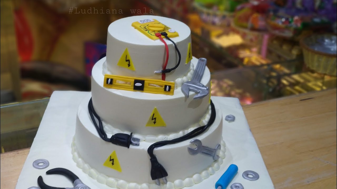 Electrician Cake by Ludhiana wala - YouTube