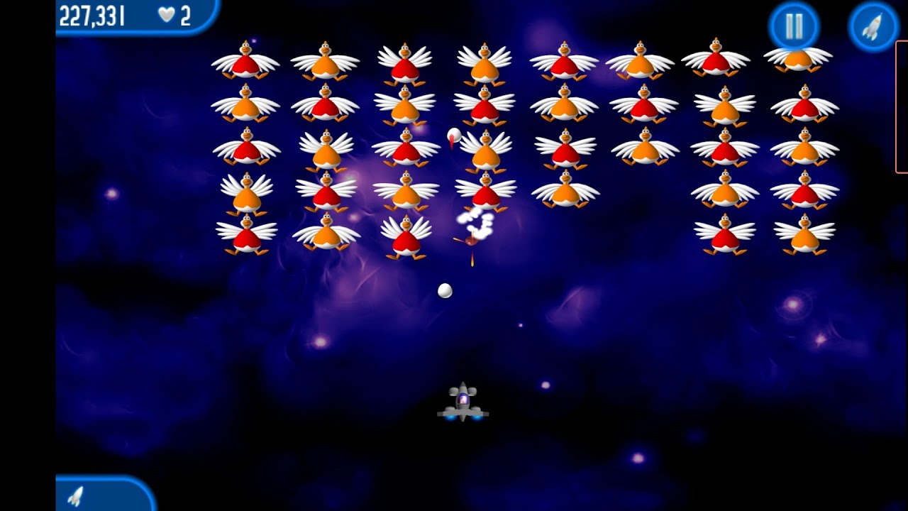 Chicken Invaders Game For Mobile Link In Description - YouTube