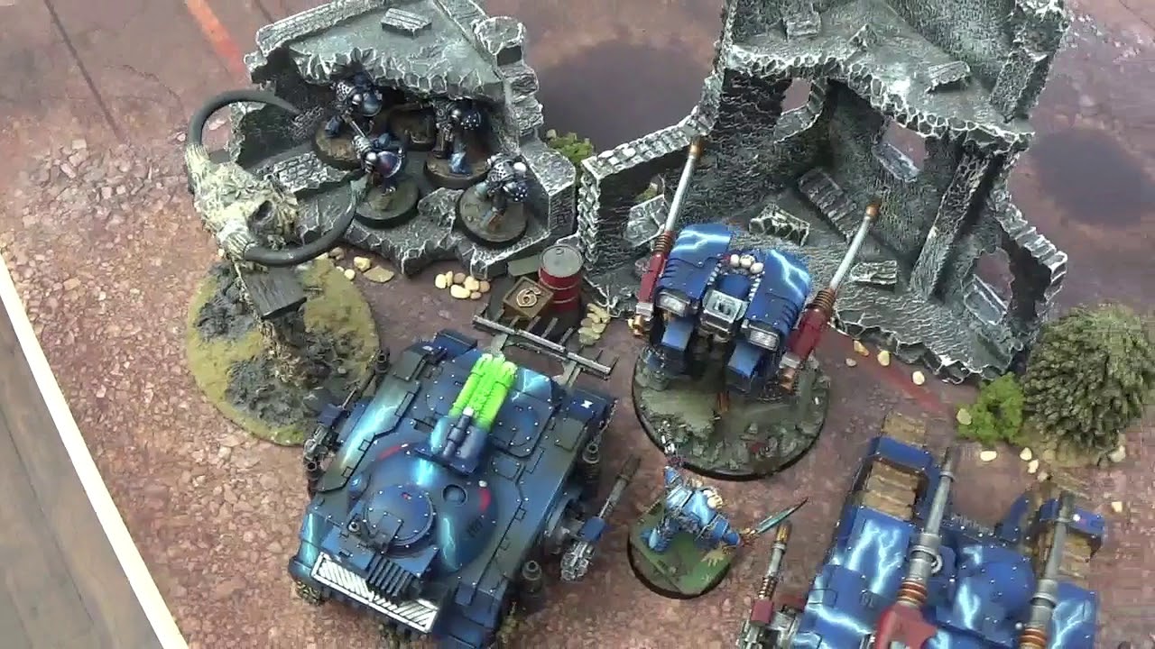5000 points Warhammer 40k Battle Report Night Lords Vs Raven Guard ...