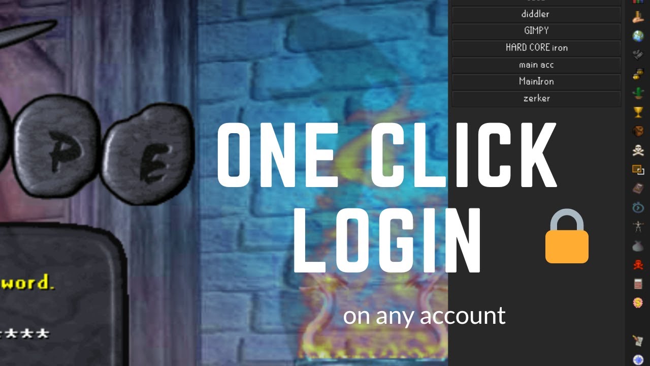 how to log into OSRS without typing without Jagex Launcher using a ...
