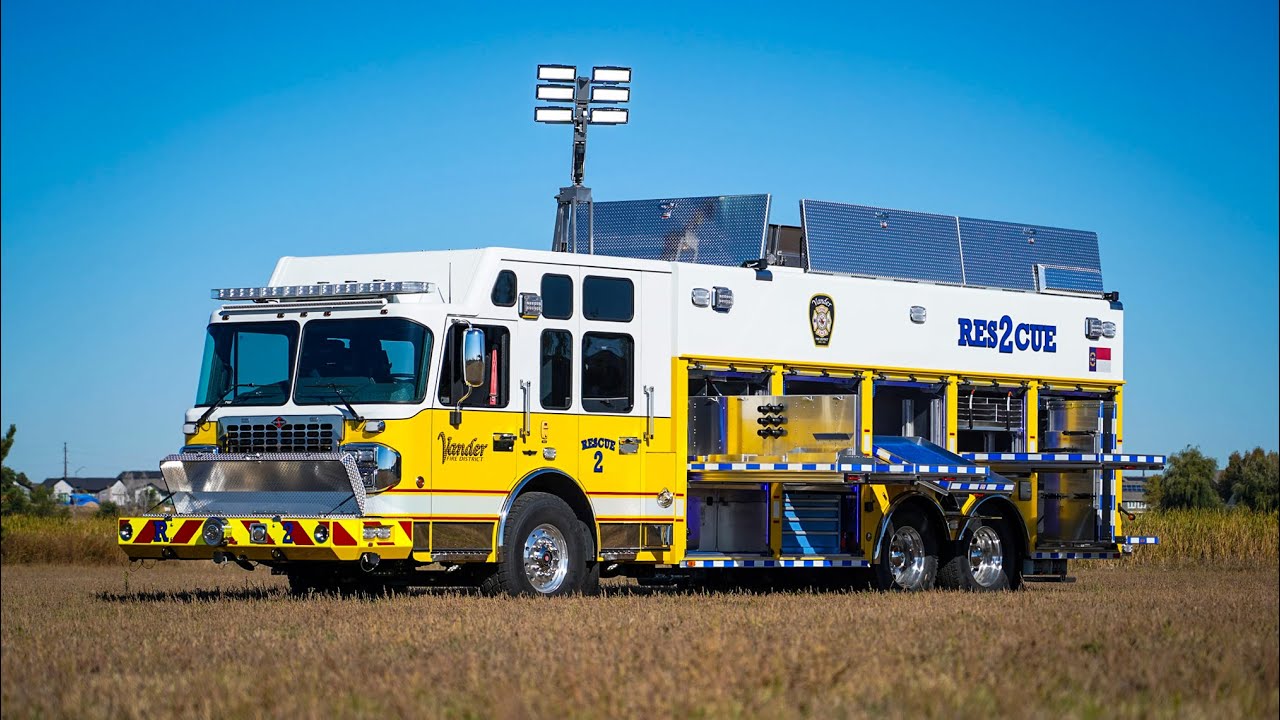 Vander Fire Department, Fayetteville (NC) Heavy Rescue - YouTube