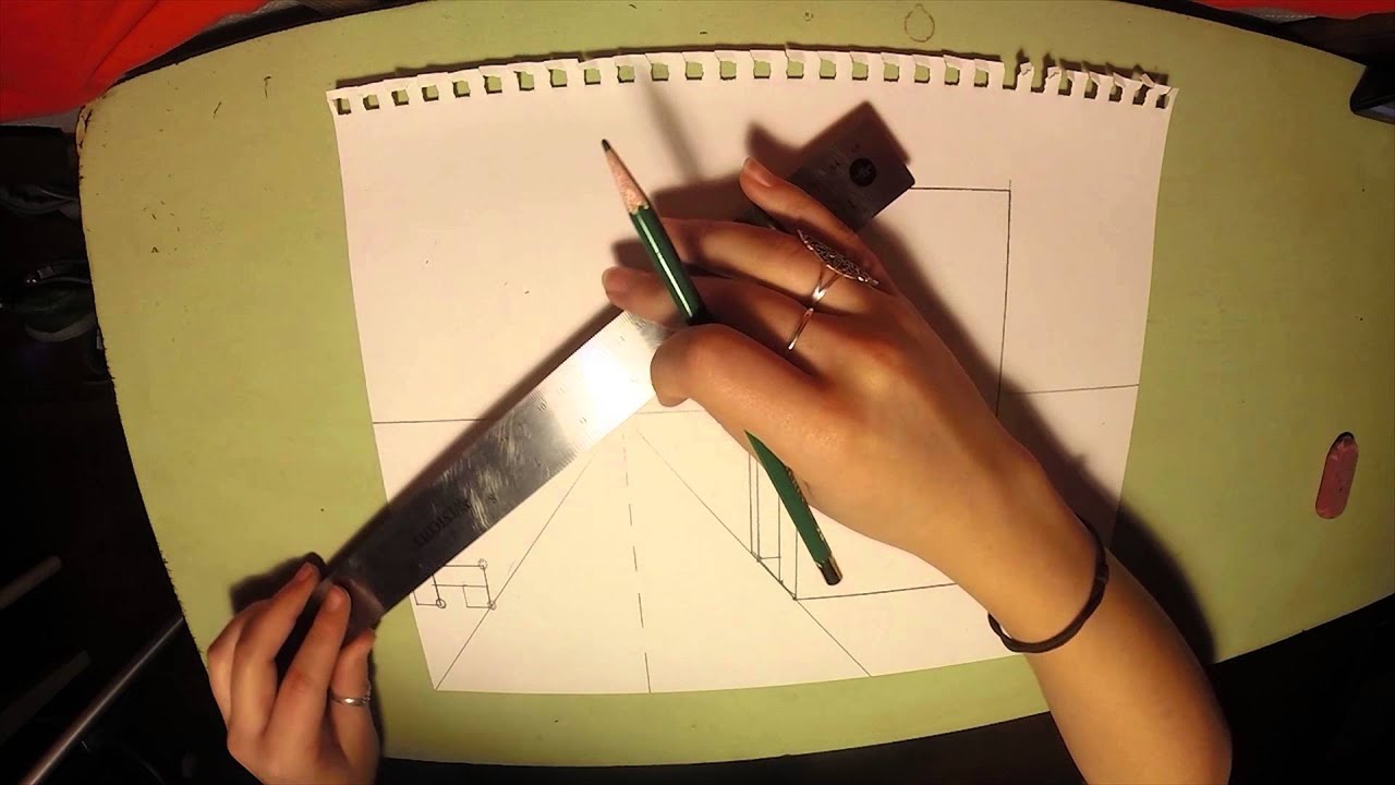 1 Point Perspective - Bench - YouTube