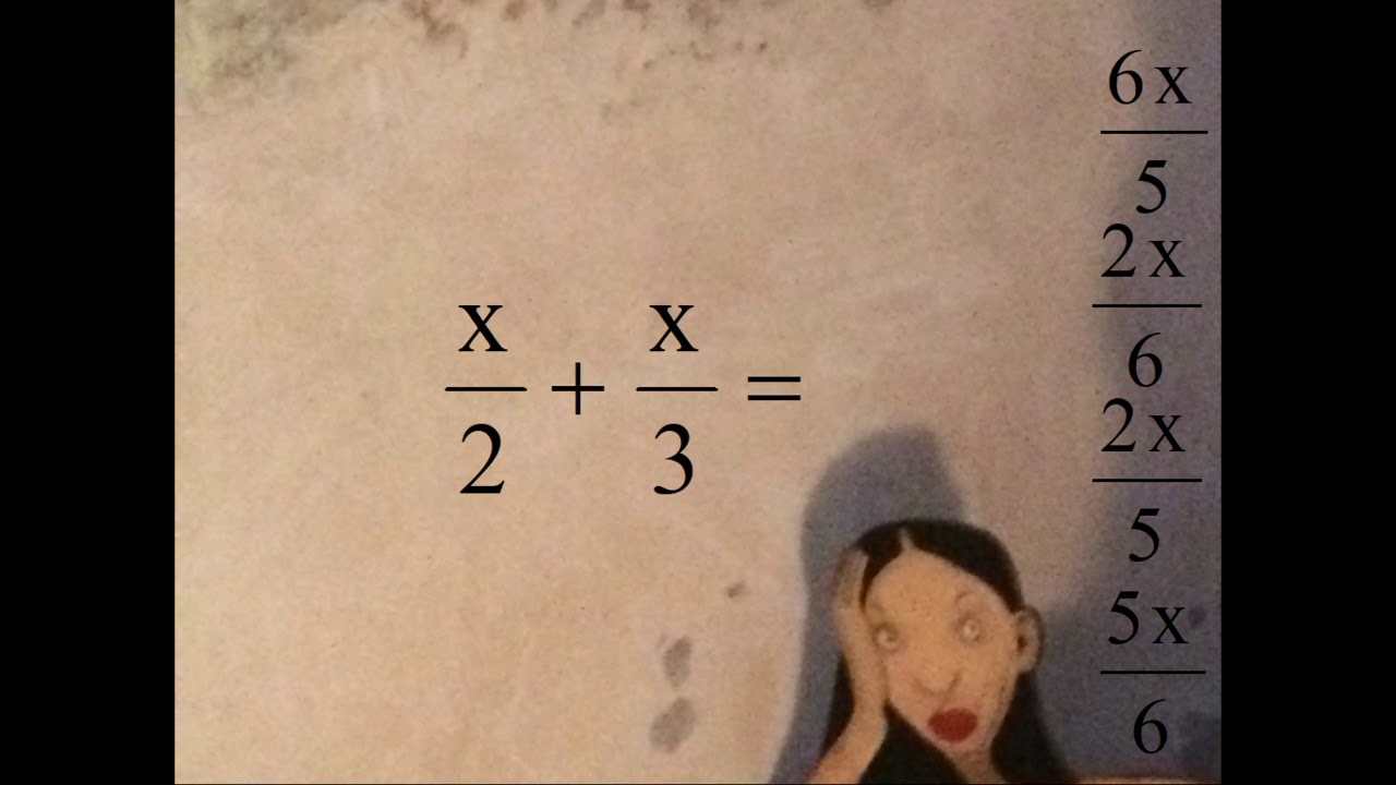 What Is One Half Of X Plus One Third Of X 6x 5 2x 6 2x 5 5x 6