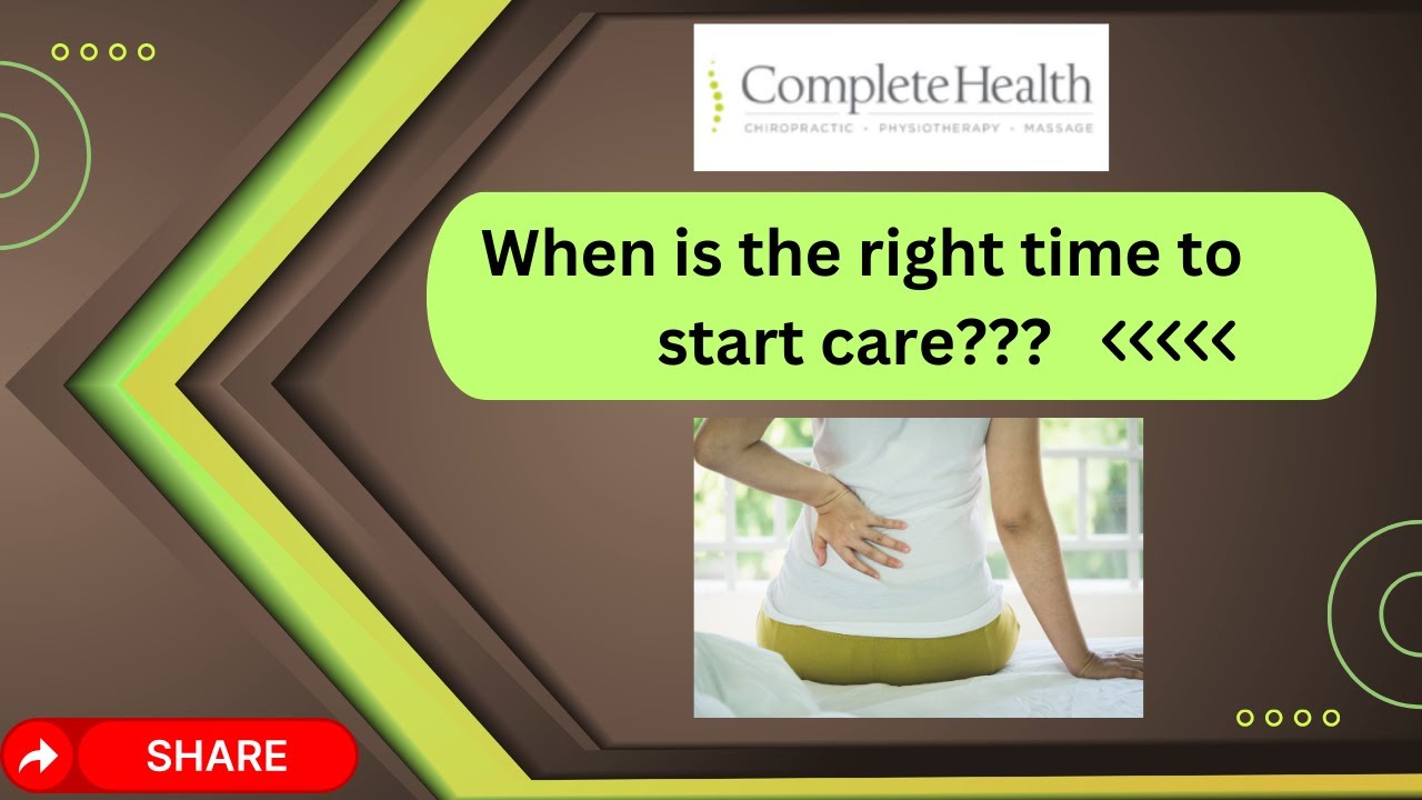 When is the right time to start care??? - YouTube