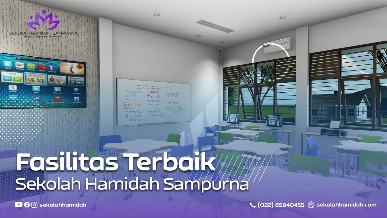 Fasilitas Terbaik Sekolah Hamidah Sampurna - YouTube