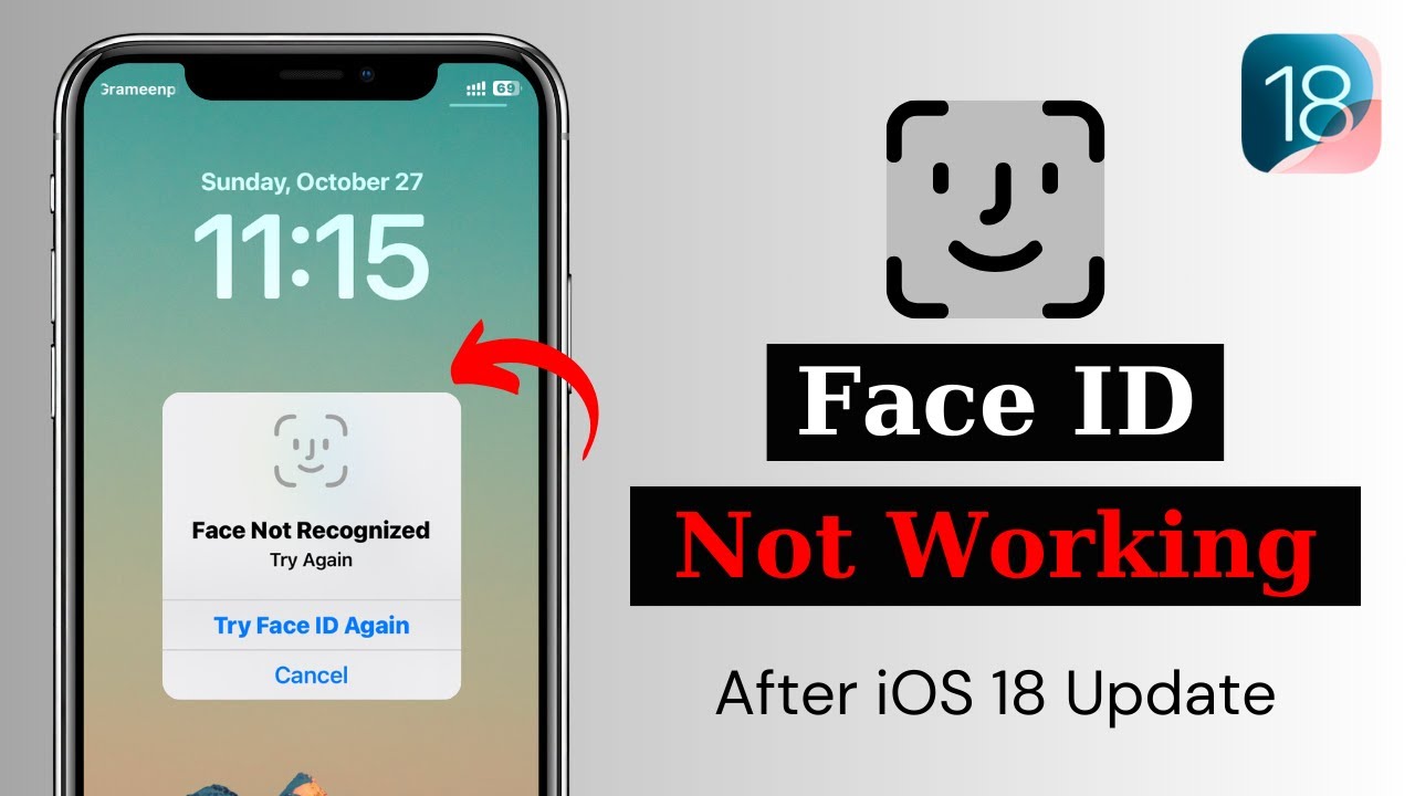 How To Fix Face ID Not Working on iPhone After iOS 18 Update - YouTube