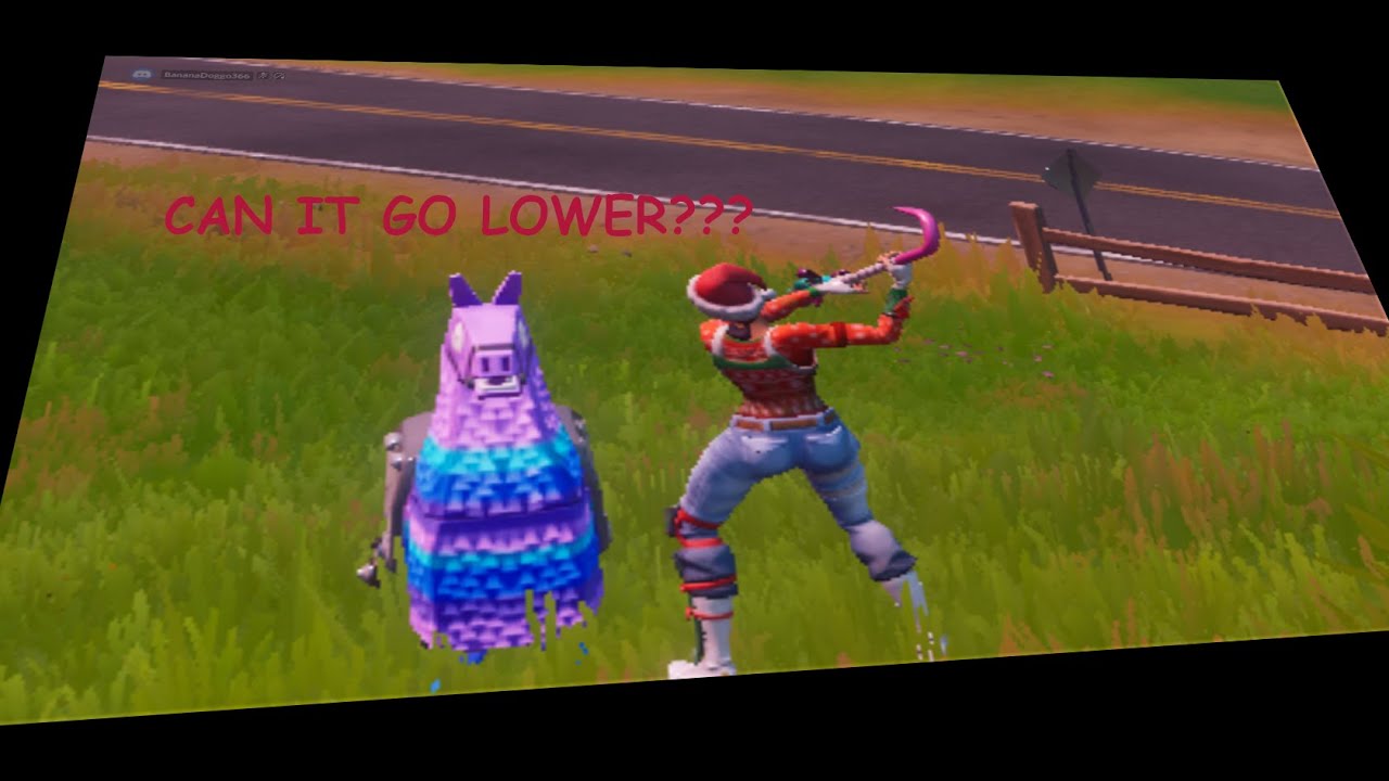 Fortnite With the Lowest Graphics Possible - YouTube