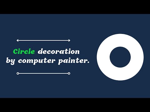 Watch this video to learn how to decorate a circle. - YouTube