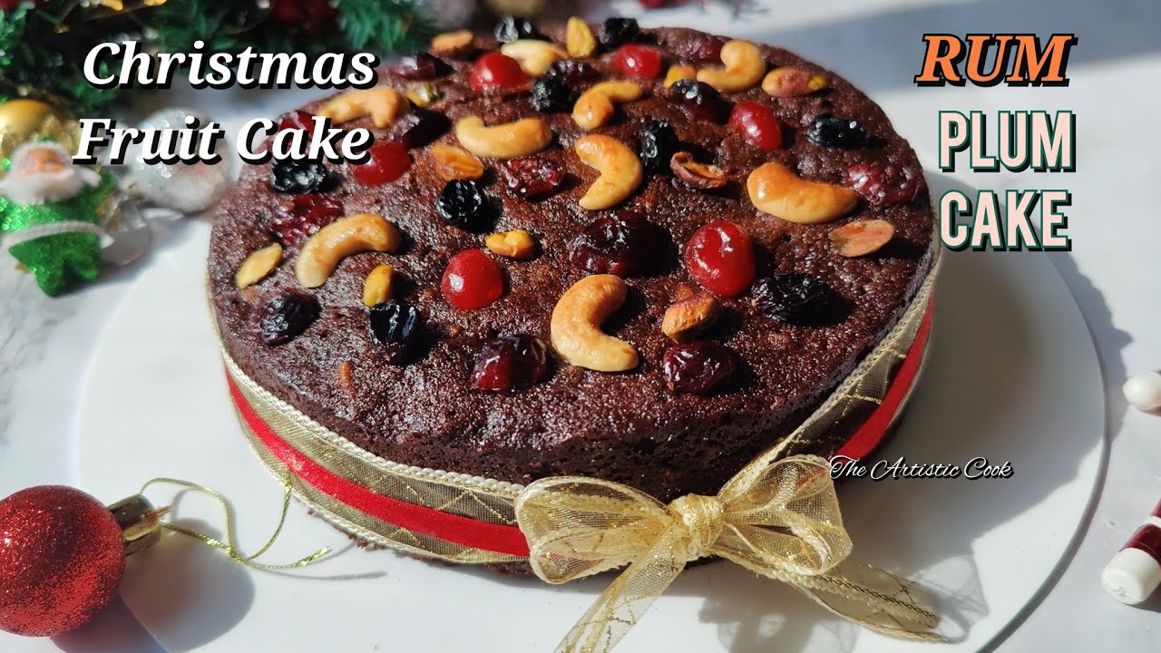 Plum Cake Recipe | Chocolate Plum Cake | Kerala Plum Cake recipe with ...