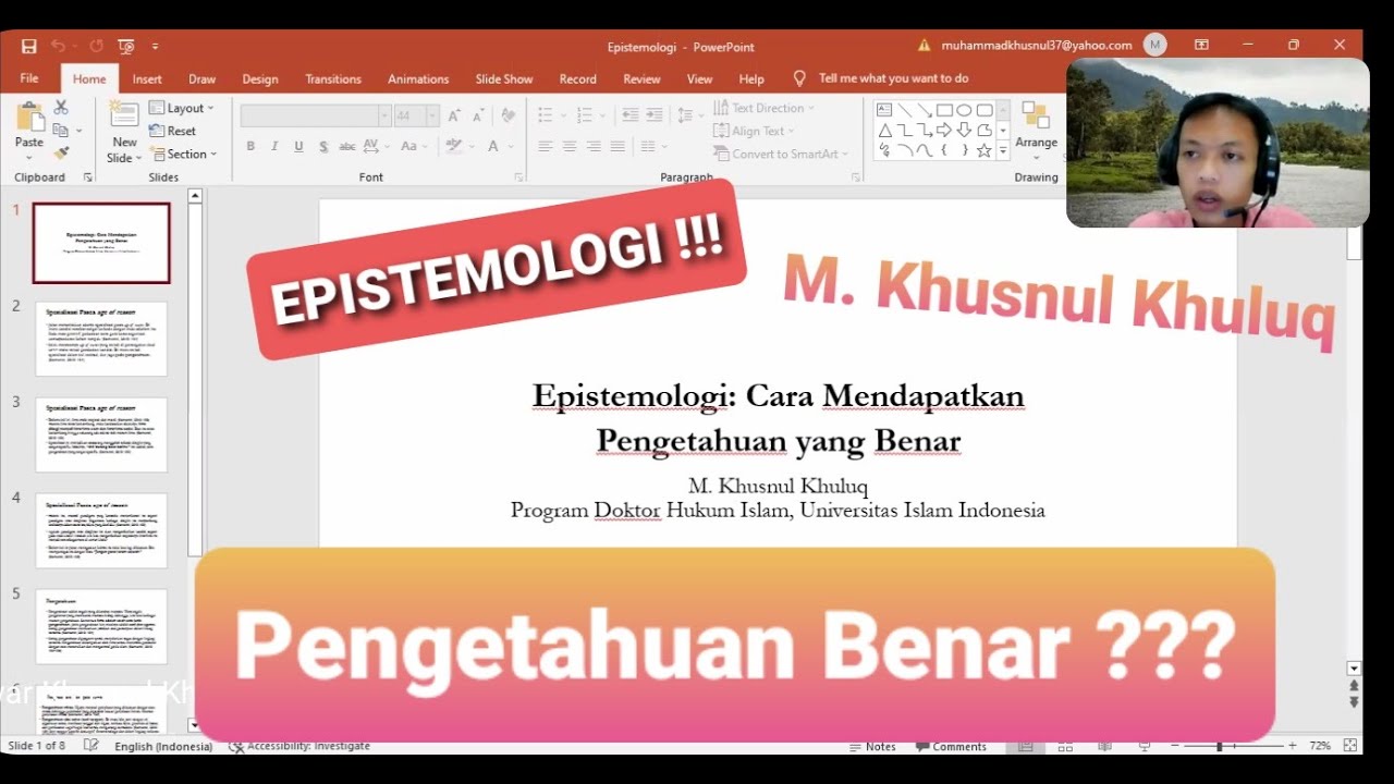 Filsafat Ilmu | Epistemologi: Cara Mendapatkan pengetahuan yang Benar ...