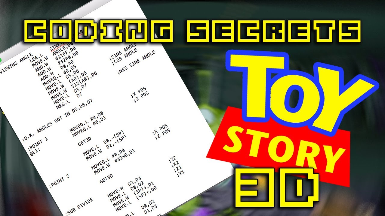 CODING SECRETS! How TOY STORY'S 3D was programmed - YouTube